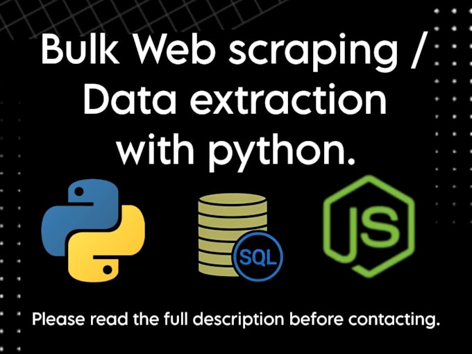 Web scraping with python by Tsadvise | Fiverr