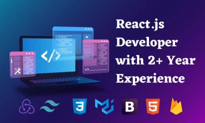 Be Your Frontend Web Developer Using React Html Css Bootstrap Javascript By Numanqamar387