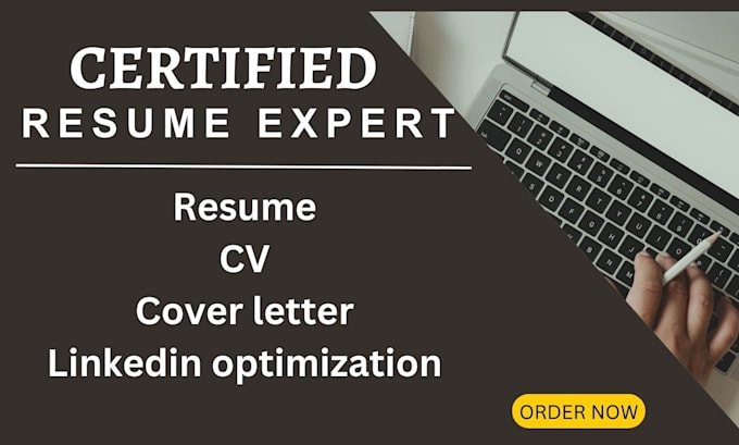 Write, edit your professional resume cv, cover letter, and linkedin ...