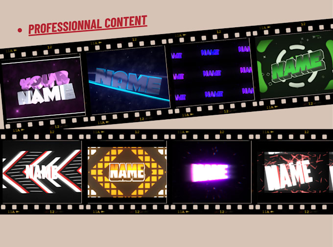 Make a perfect youtube gaming intro and outro by Chapofwr | Fiverr