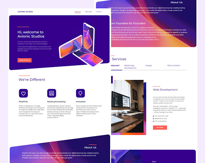 Create interaction rich website for you by Saumyaverma792 | Fiverr
