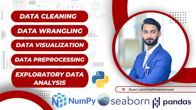 Do data cleaning, and data visualization in python by Rahmananwar | Fiverr