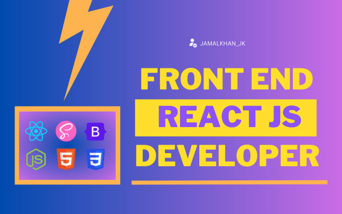 Be Your Frontend Developer Using React Sass Html Css And Bootstrap By Jamalkhanjk Fiverr