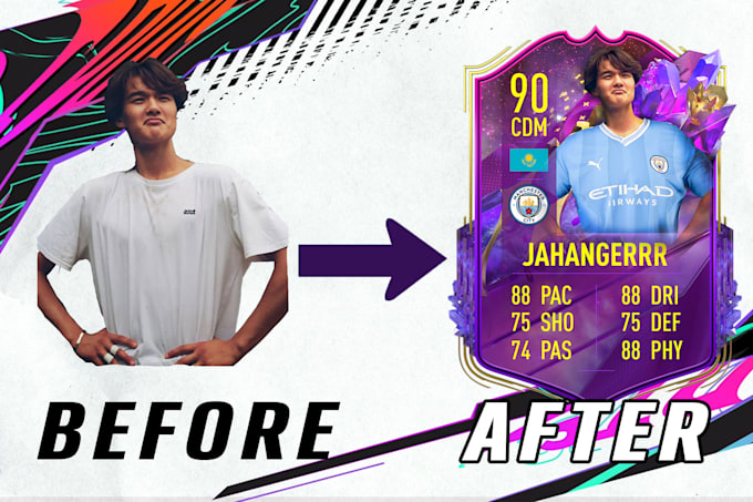 Make a custom fifa card of you by Kvizya | Fiverr