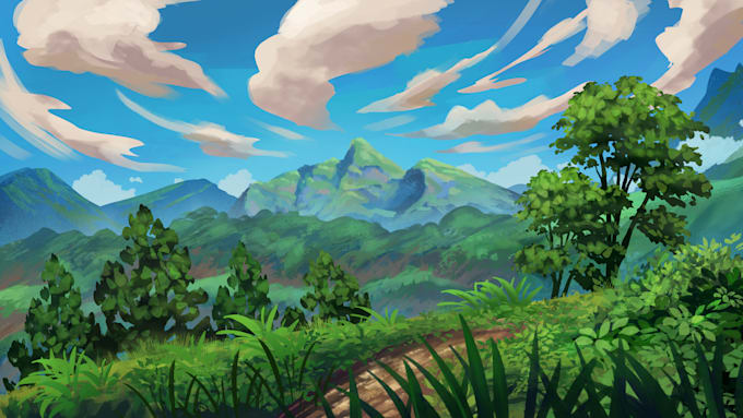 Animate 2d nature backgrounds for lofi videos by Rh_animation | Fiverr