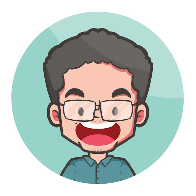 Create face icon illustrations for your company friends by Fahmimaa ...