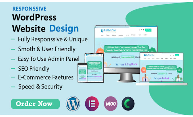 Create wordpress website designed to grow your business by Nazmul4624 | Fiverr