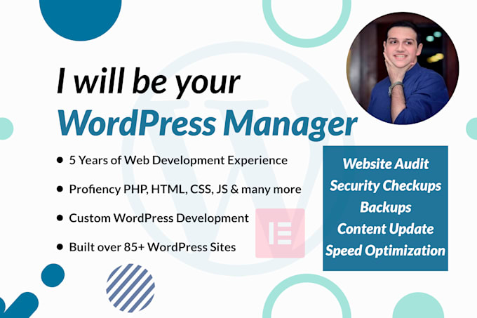 Manage your wordpress as website administrator by Ozman_prowork | Fiverr