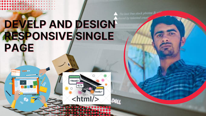 Develp and design a html responsive single page by Wasim_janyaro | Fiverr