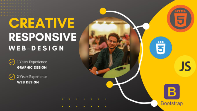 Front End Website Design Using Html Css Js And Bootstrap By Feekbemch Fiverr
