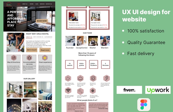 Make a modern clean and intuitive ui ux website design by Surailabaig ...