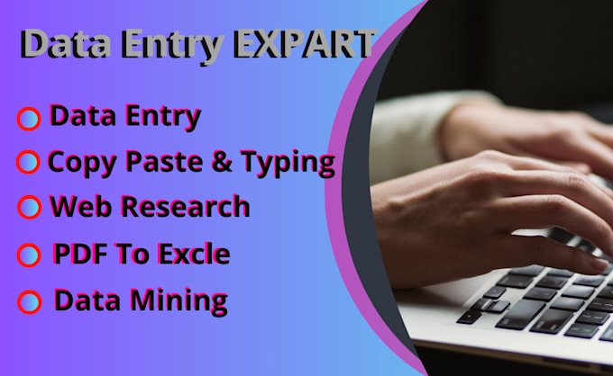 Do perfect data entry by Md_miraj_1 | Fiverr