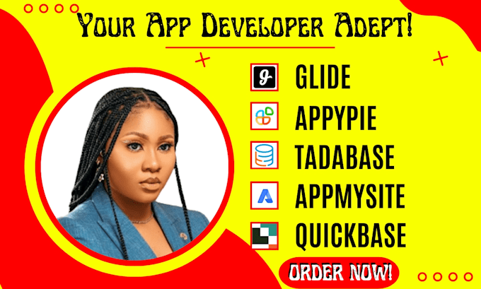 Design appypie app, quickbase appmysite, tadabase and glide app development by Cre8tive_lucy ...