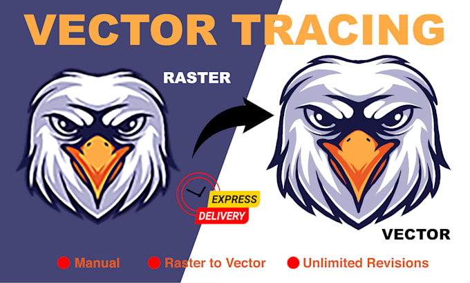 Do manual vector tracing, redraw logo, recreate vector file by Chintoo19 | Fiverr