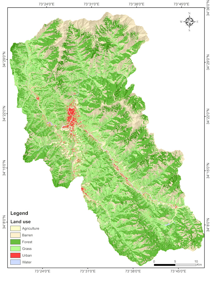 Create your gis maps, vector maps, and spatial maps by Zeeshpvtltd | Fiverr