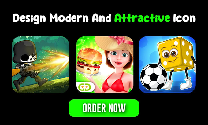 Design gaming app icon for your game by Samraa_rehman | Fiverr