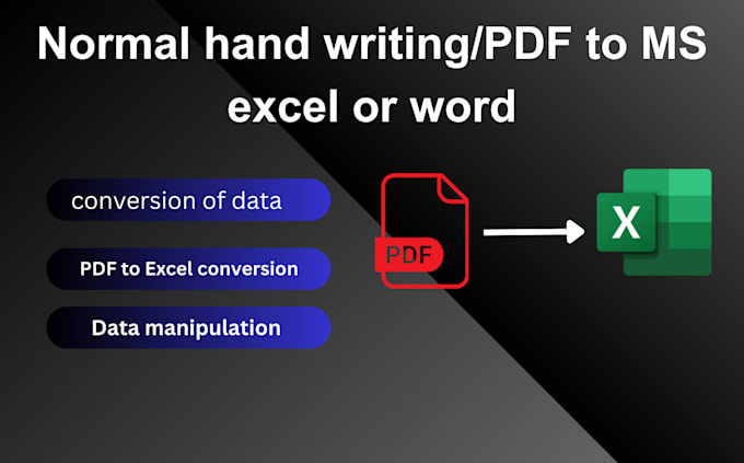 Expertly convert pdf file to excel or word by Hashir590 | Fiverr Expertly convert pdf file to excel or word by Hashir590 | Fiverr