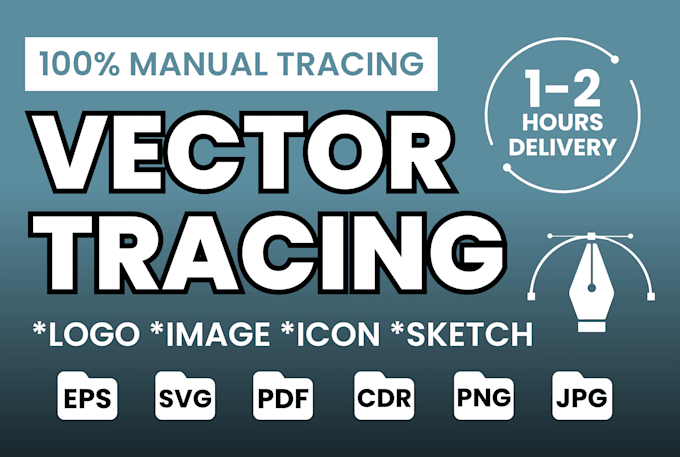Do tracing vector, convert to vector by Becassie | Fiverr