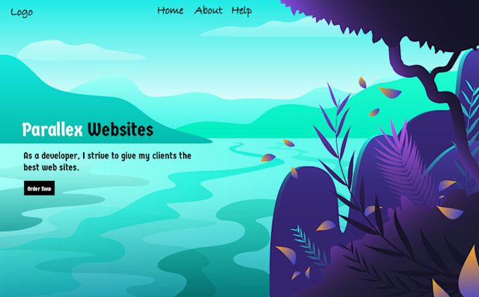 Do design a custom parallax website with scrolling effects by Bali_designs0 | Fiverr