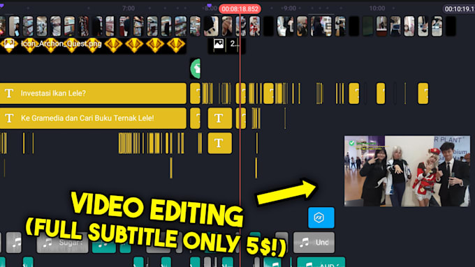 Edit your videos with unique style and full of subtitles by Annafry ...