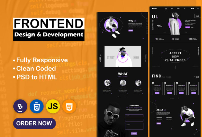 Be Ur Frontend Web Developer In Html Css Javascript And React By Codemaverick Fiverr