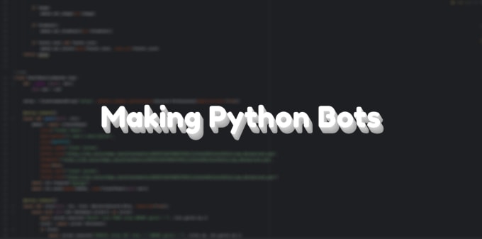 Code A Discord Bot For You With Python By Skyflowii Fiverr