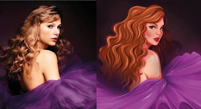 Draw any portrait into a cute illustration by Andrsncorrea | Fiverr