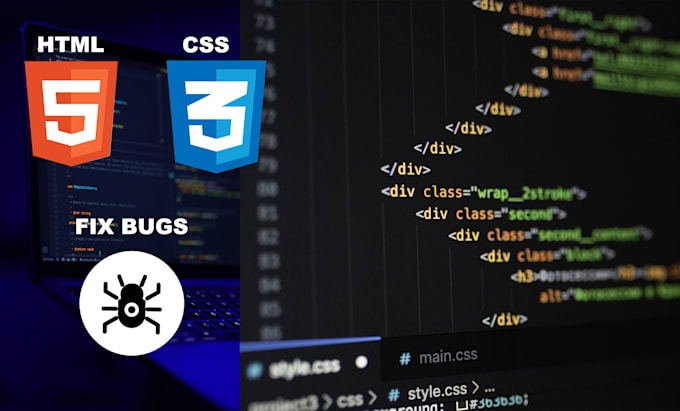 Edit html, css code and fix bugs by Chtayna | Fiverr Edit html, css code and fix bugs by Chtayna | Fiverr