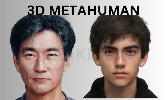 3d metahuman ue4 ue5 metahuman character realistic metahuman creator by ...