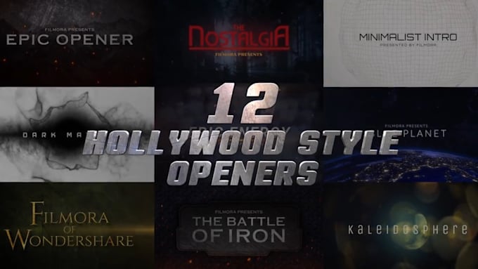 Do hollywood cinematic openers for your intros videos by ...