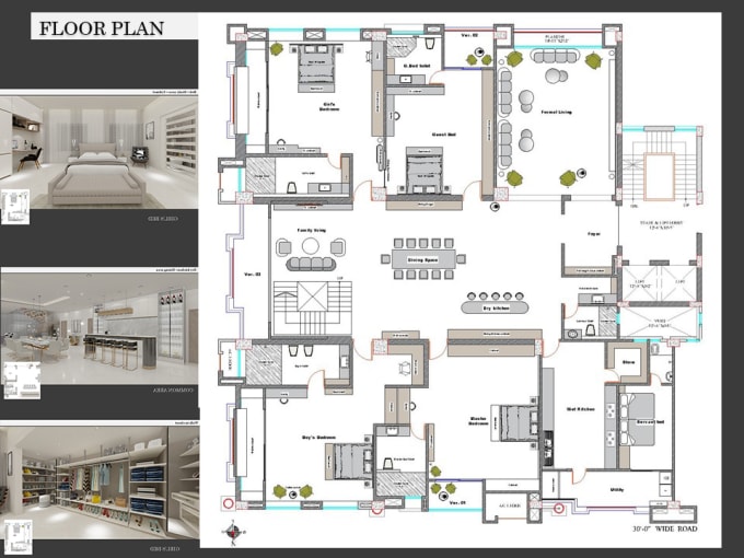 Design room layout, and space planning with maximum utilization by ...