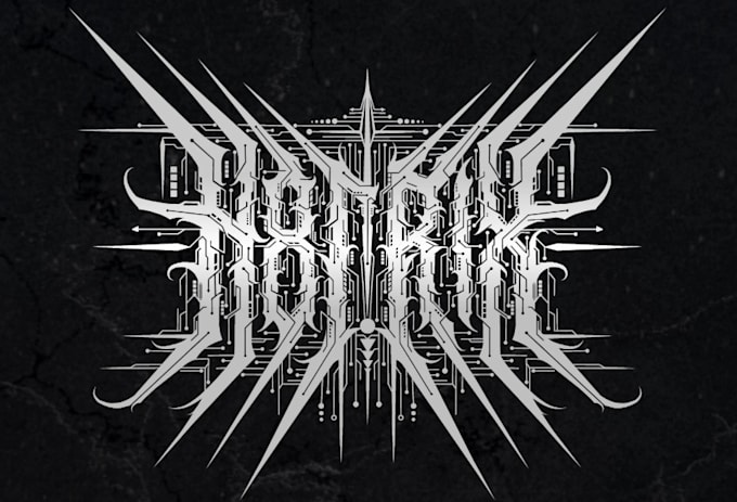 Help you make custom metal band logo by Debbie_richey | Fiverr