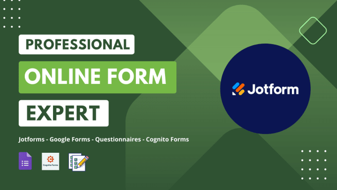 Create jotform, google form, typeform, sheets in 24 hours by Hashim ... Create jotform, google form, typeform, sheets in 24 hours by Hashim ...