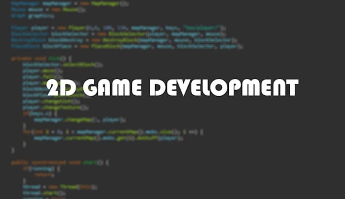 Make A Simple 2d Game In Java By Gavrilonedic | Fiverr