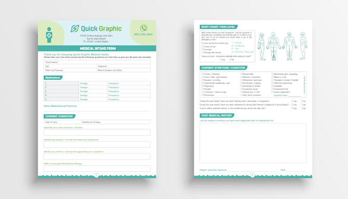 Design your intake form by Lizadata | Fiverr
