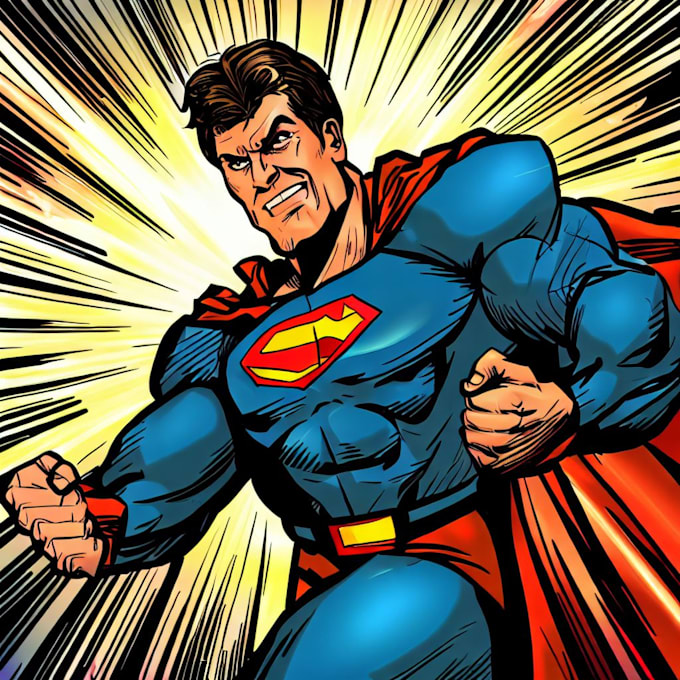 Create superhero cartoon character for you by Qeokkoosu | Fiverr