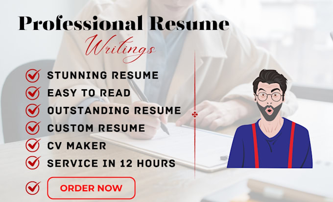 Deliver outstanding, stunning, custom resume and cv services by Ibtasam ...