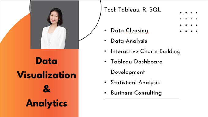 Data visualization and analytics by Ivy_liang | Fiverr