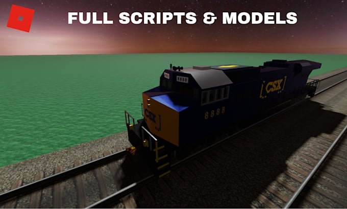 Make roblox studio a train csx by Xyz123pog | Fiverr