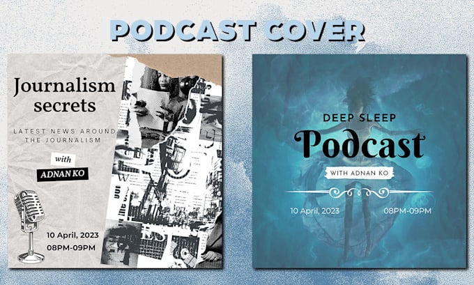 Design a professional podcast cover art by Adnan_kuwaidr | Fiverr