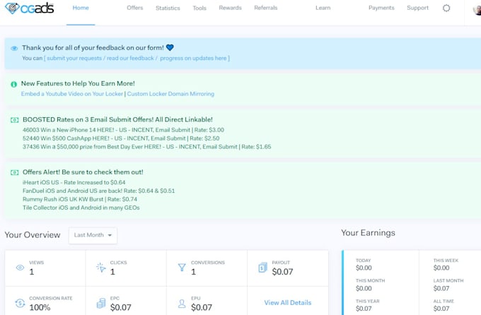 Approve the ogads network account and any you need network by Mohamededialsae | Fiverr