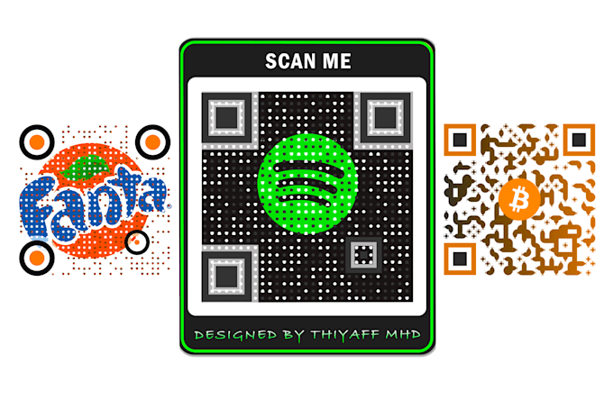 Create professional custom qr code, design with your logo by Thiyaff ...