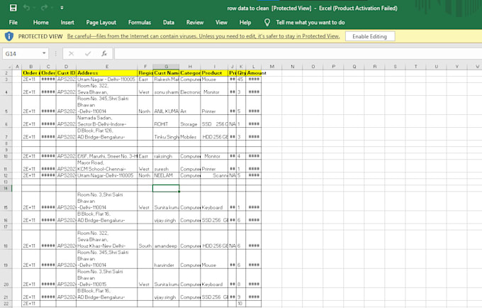 Clean, scrub, organize, format, merge, splits, sort excel by Boomblaster251 | Fiverr