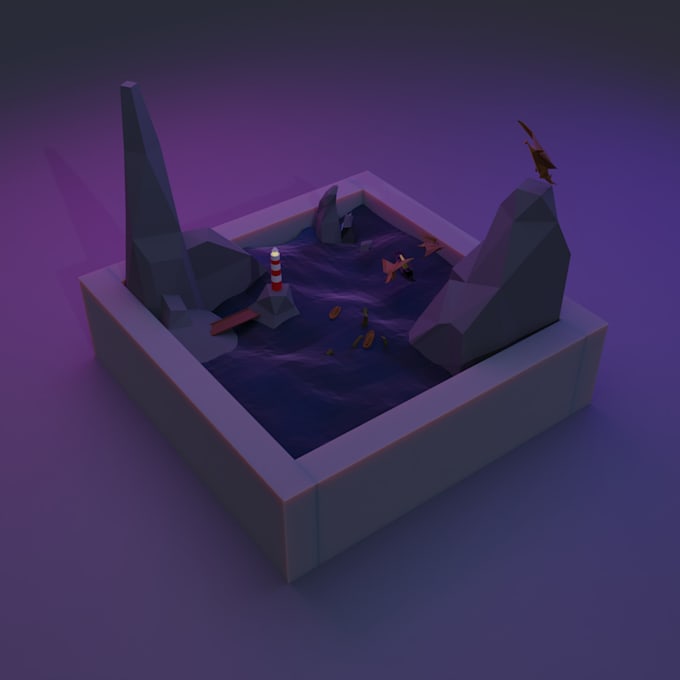 Make simple 3d models by Jlunkown | Fiverr