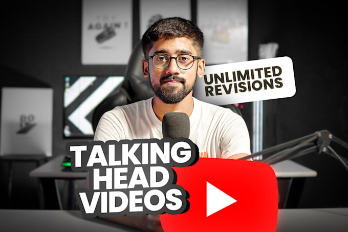 Do youtube talking head video editing with motion graphics by ...