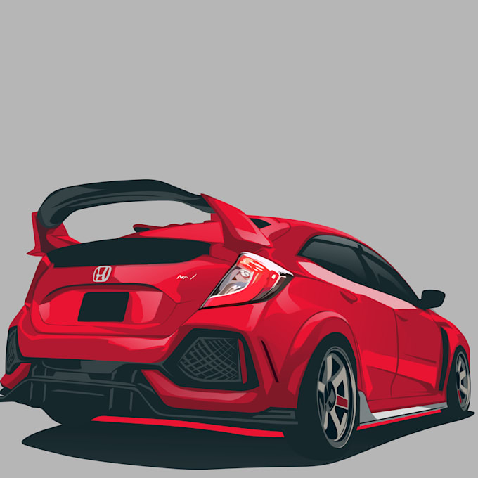 Draw cartoon amazing car by Ikhwansky | Fiverr