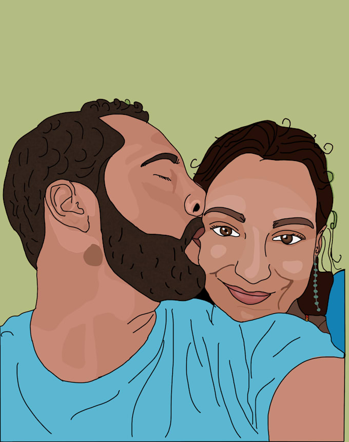 Convert your pictures to digital cartoon drawings by Siarahshalom | Fiverr