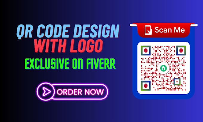 Create unique and stunning qr code designs by Hafeez_iqbal12 | Fiverr