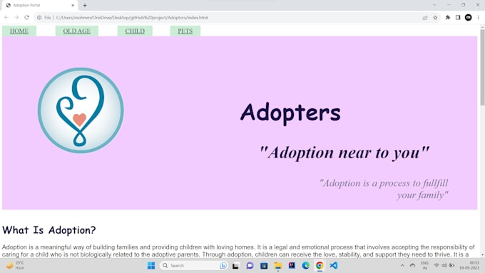 Make a website by using html and css i am providing free work for ...
