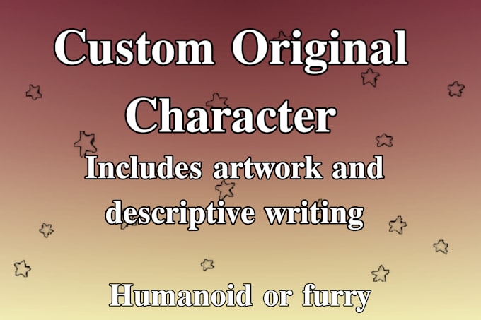 Create you a custom oc original character by Vangleasoniii | Fiverr